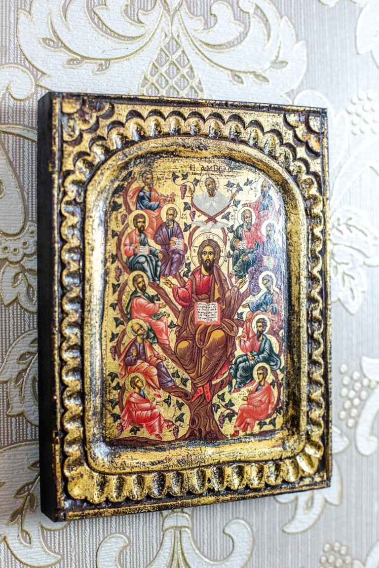 20th Century Icon of Jesus and the Twelve Apostles, 1890s for sale at ...