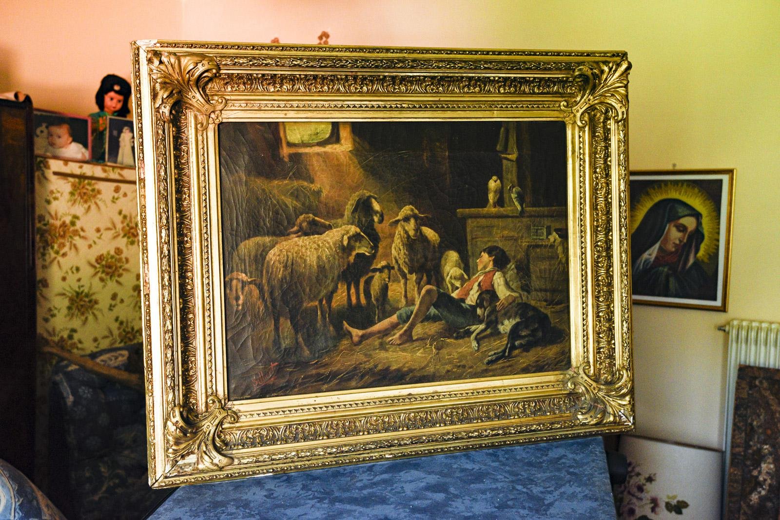 Silbert, Shepherd Scene, Late 19th Century, Oil Painting on Canvas ...
