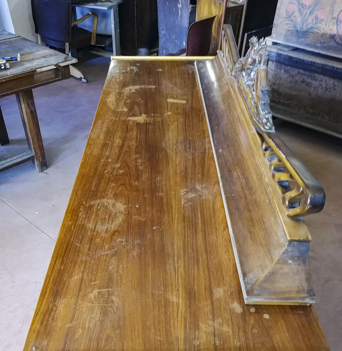 Art Deco Style Sideboard in Two-Tone Wood, Italy, 1920s for sale at Pamono