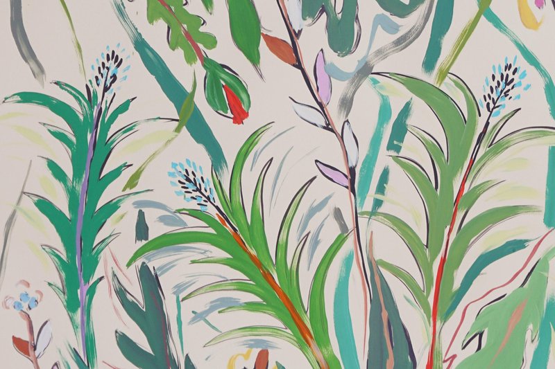 Romina Milano, Tropical Little Palms Diptychon, Acryl auf Papier, 2024 bei Pamono kaufen