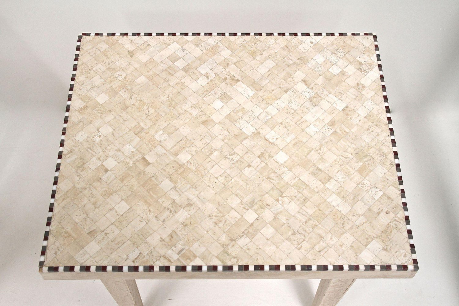 20th Century Italian Travertine Stone Side Tables, Italy, 1980s, Set of ...