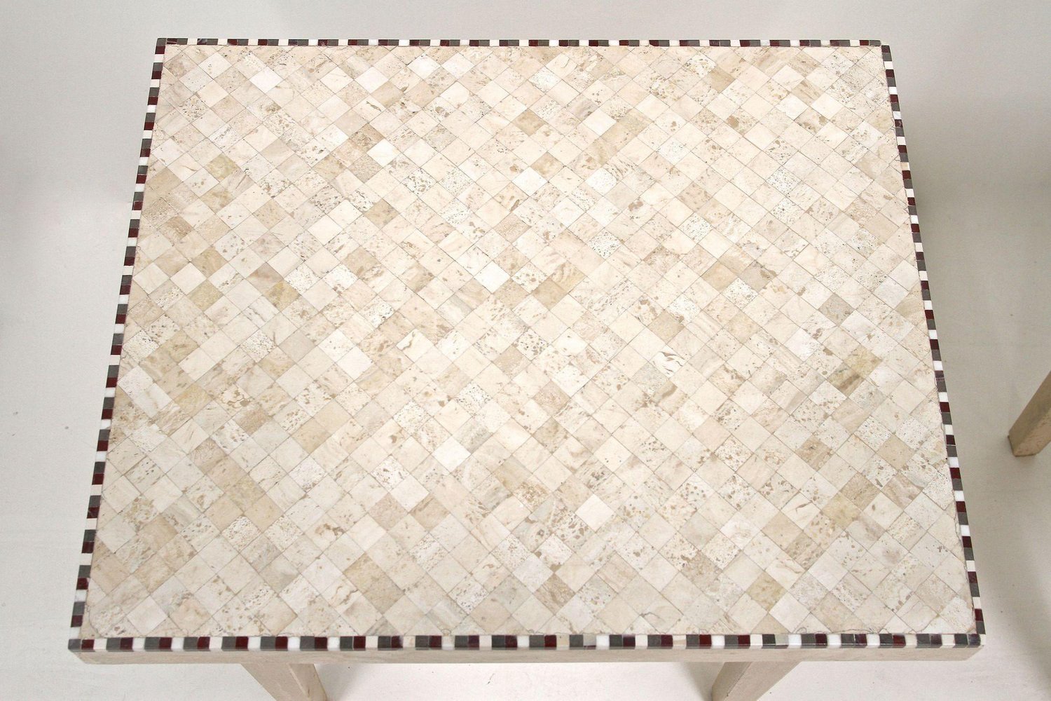 20th Century Italian Travertine Stone Side Tables, Italy, 1980s, Set of ...