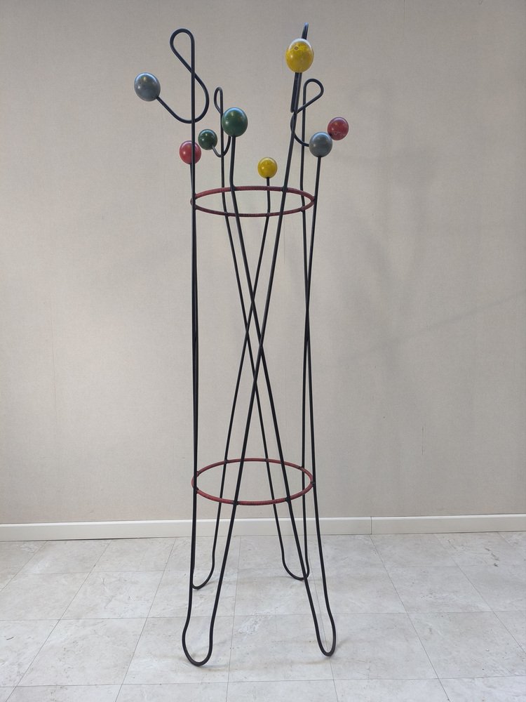 Vintage Coat Rack by Roger Feraud, 1950 for sale at Pamono