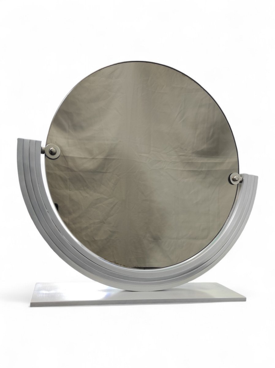 Double Round Revolving Mirror, 1975 for sale at Pamono