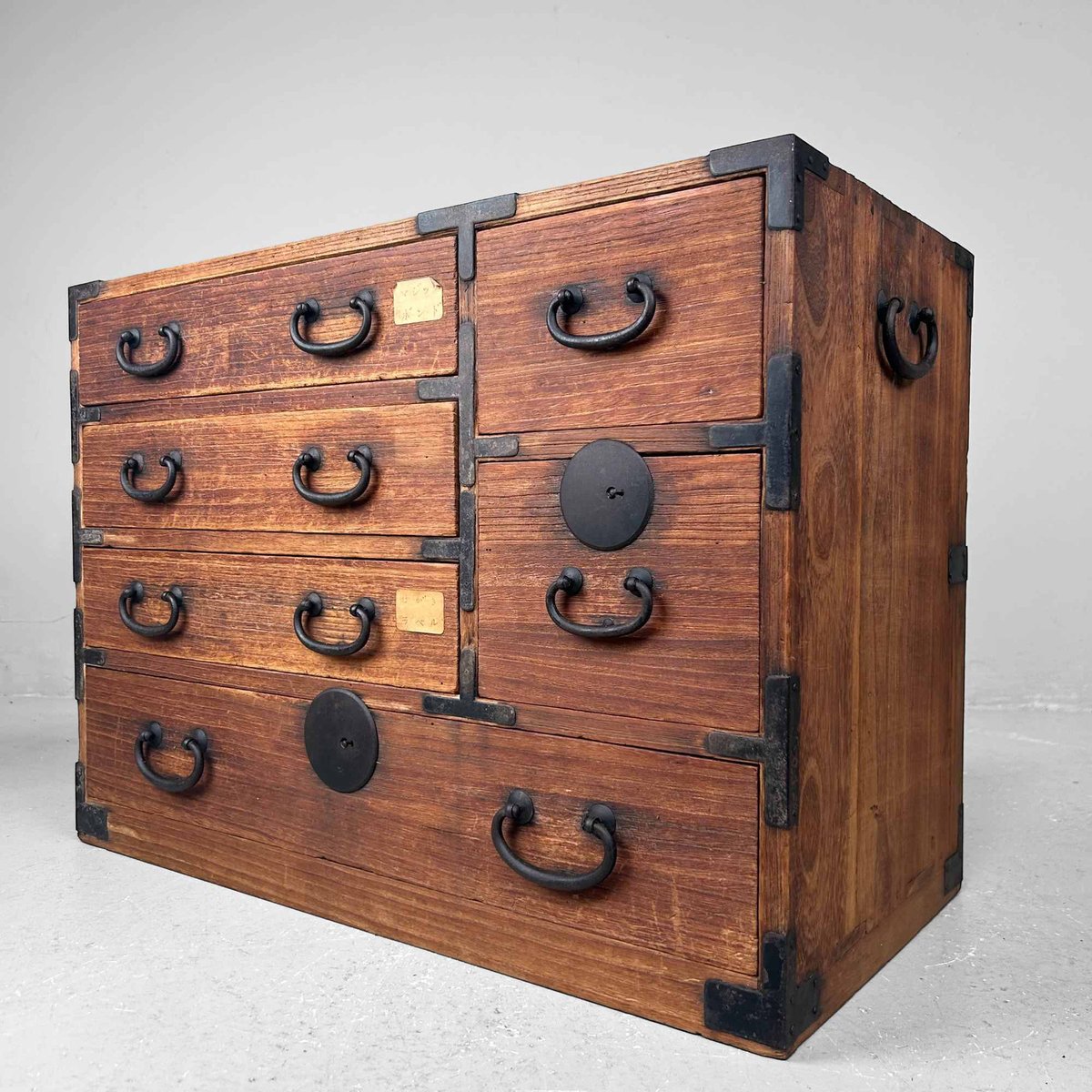 Small Japanese Tansu Chest of Drawers, 1890s for sale at Pamono