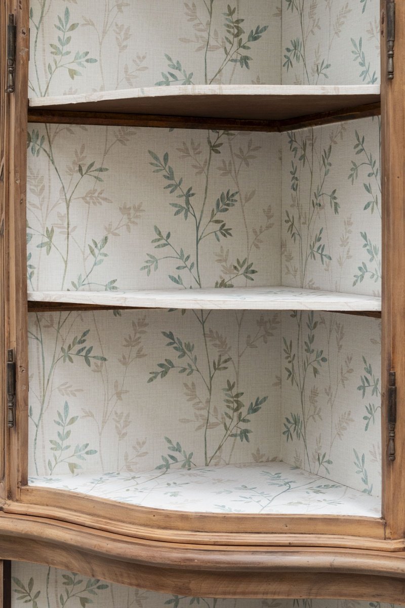 Handcrafted Walnut Corner Unit, 1950s for sale at Pamono