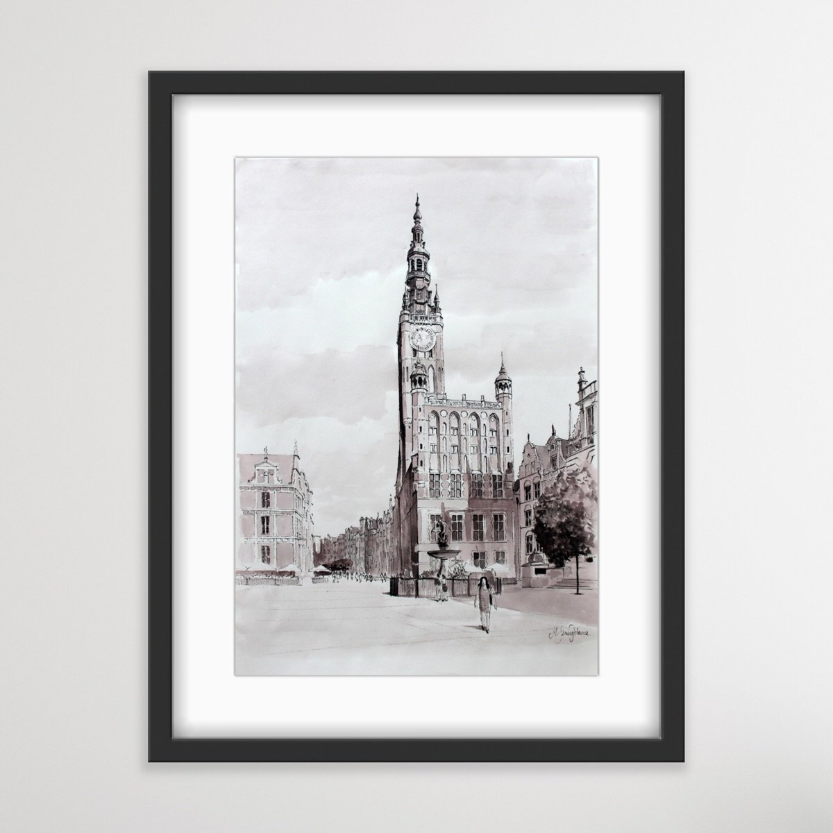 Mariusz Szałajdewicz, Gdańsk: The Town Hall and Fountain of Neptune ...