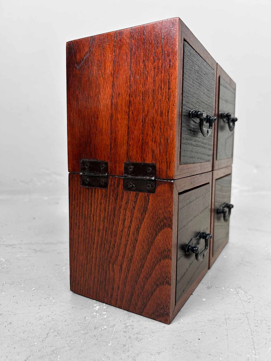 Small Japanese Shōwa Modular Drawer Cabinet, 1970s for sale at Pamono