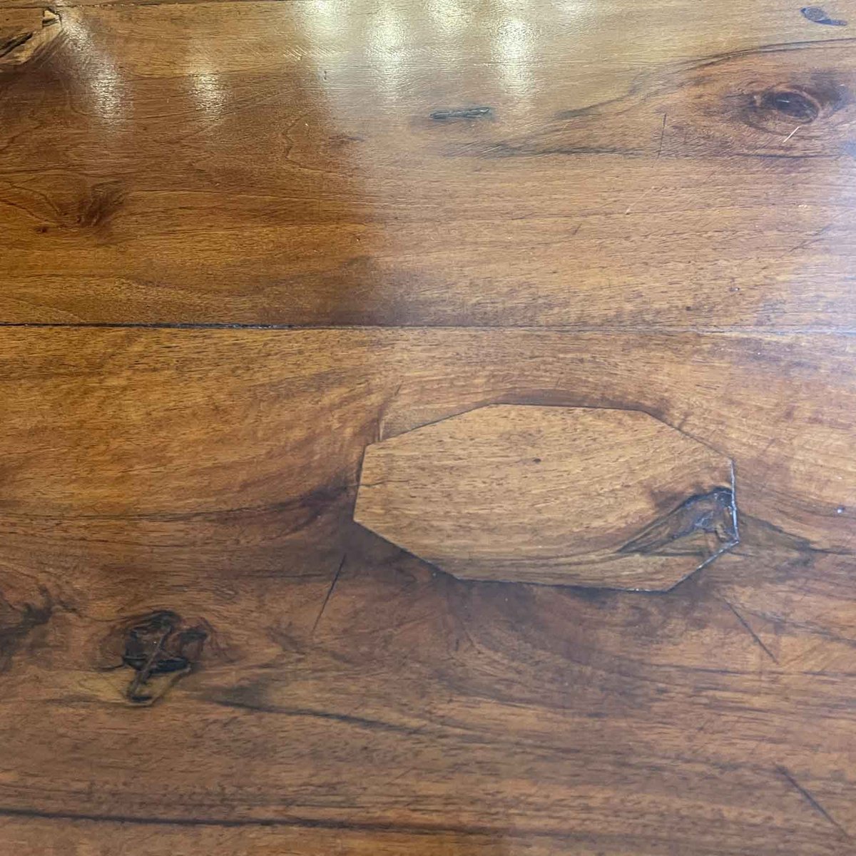 Rectangular Walnut Dining Table with Drawers, 1800s for sale at Pamono