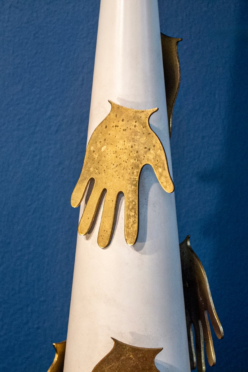 Alessandro Mendini, Mani, Wood and Brass Sculpture, 1980s for sale at ...