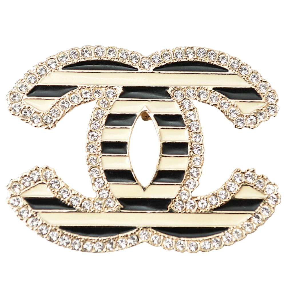 Logo CC Brooch from Chanel for sale at Pamono