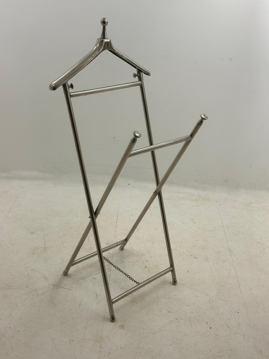 French Metal Night Valet, 1970s for sale at Pamono