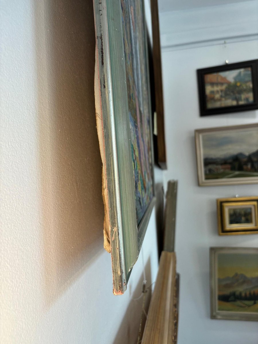 Charles Auguste Humbert, Mosaïc Style, Oil on Canvas, 1949 for sale at ...