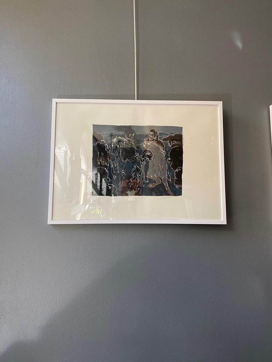 Hans Erni, Horses 2, 1960s, Lithograph for sale at Pamono