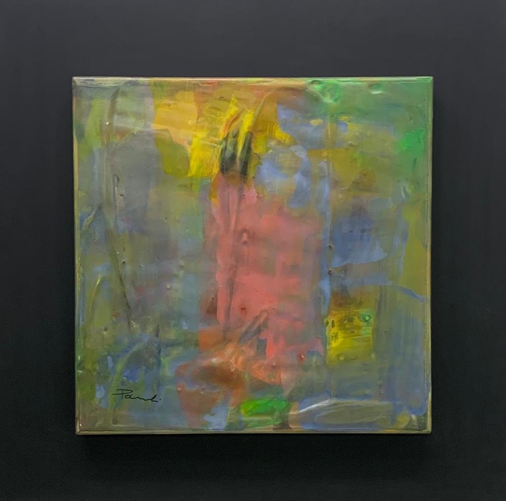 Gilbert Pauli, Cosmos, Mixed Media, 2007, Painting on Plaster for sale ...