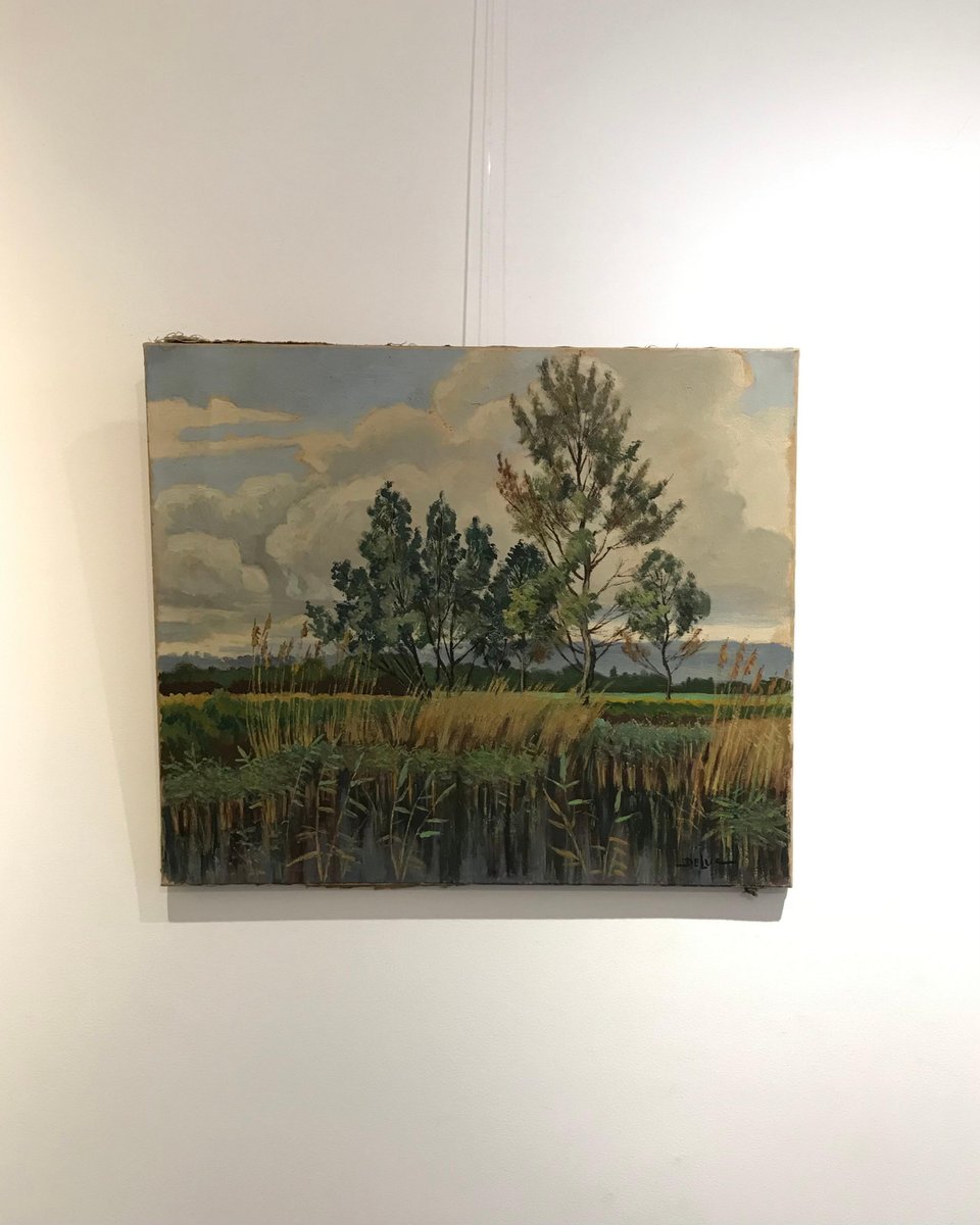 John Henri Deluc, The Swamp, Troinex Geneva, Oil on Canvas, 1939 for ...