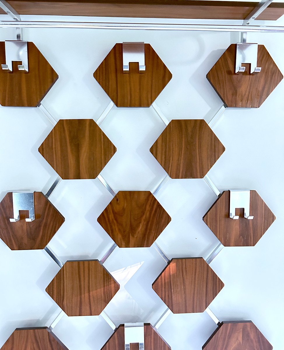 Large Mid-Century Scandinavian Coat Rack for sale at Pamono