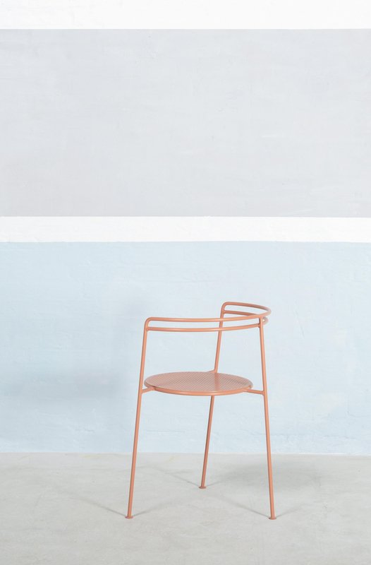 Dusty Peach Point Chair by OK Design for sale at Pamono