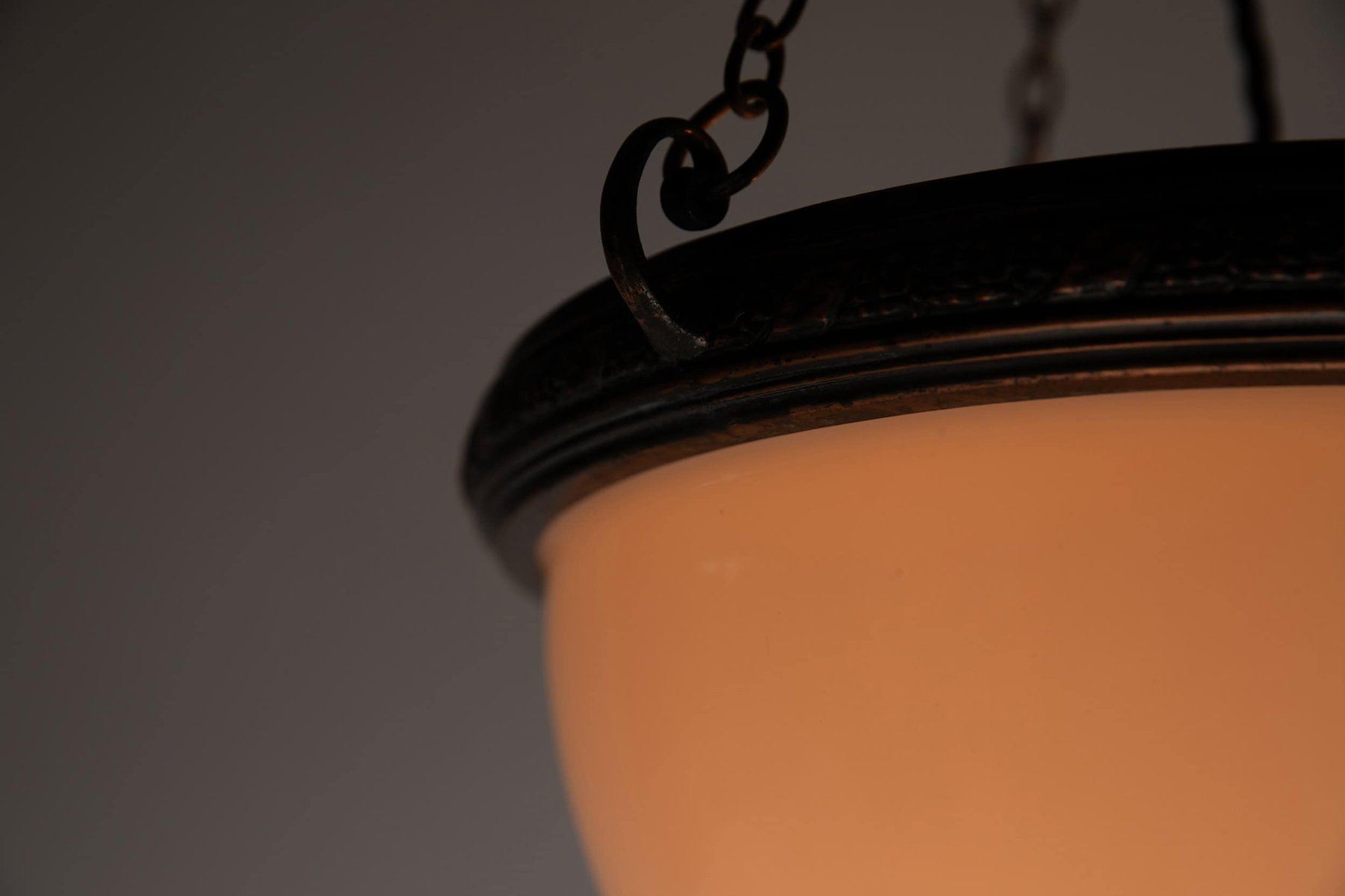 Art Deco Jefferson Moonstone Ceiling Light, 1920s for sale at Pamono