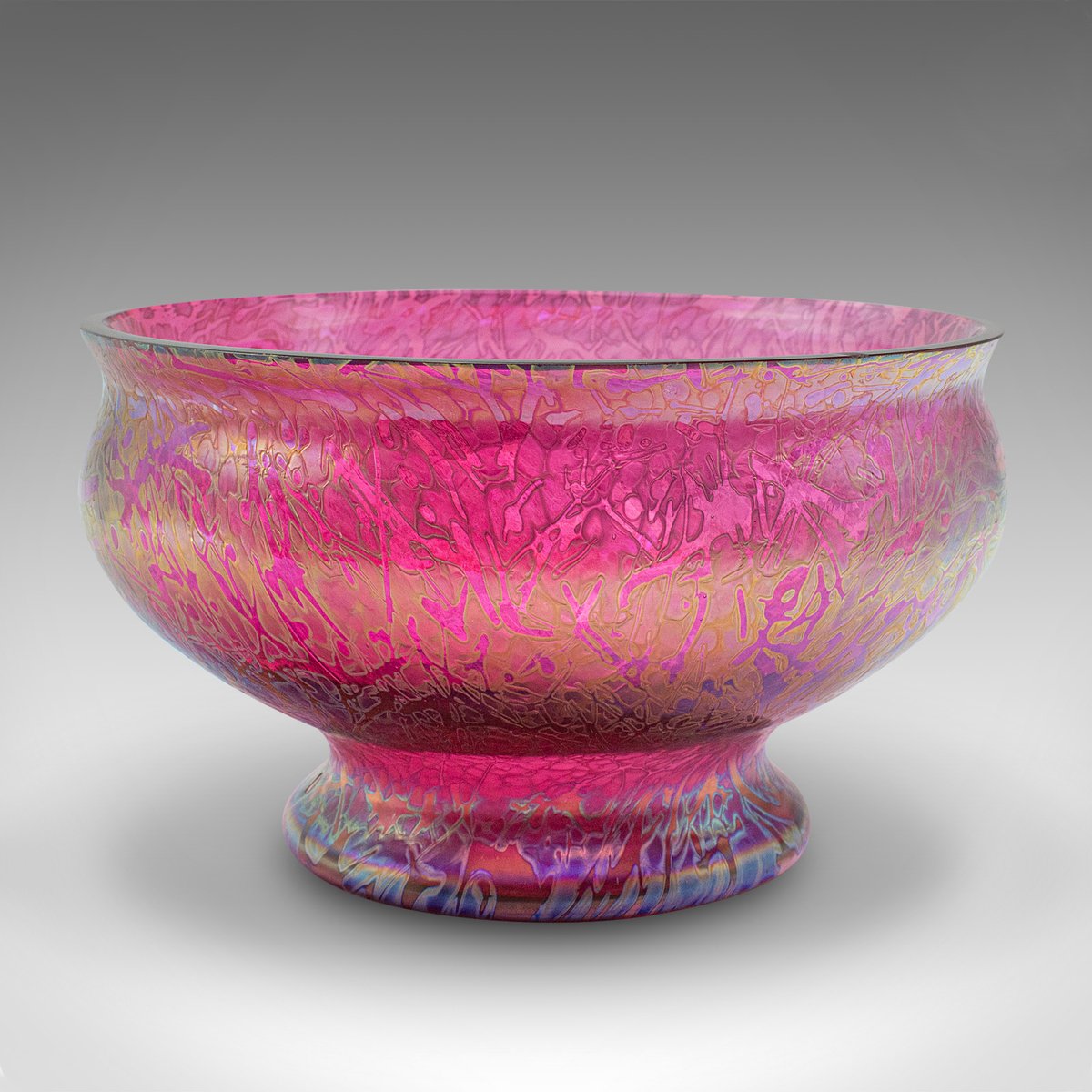 Vintage English Decorative Fruit Bowl, 1980s for sale at Pamono
