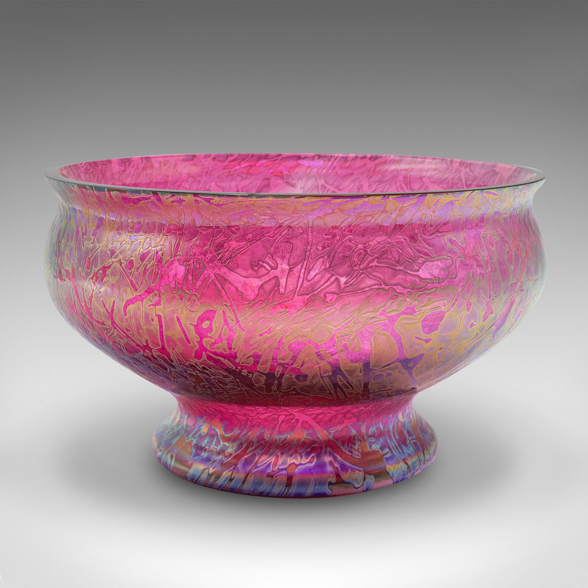 Vintage English Decorative Fruit Bowl, 1980s for sale at Pamono
