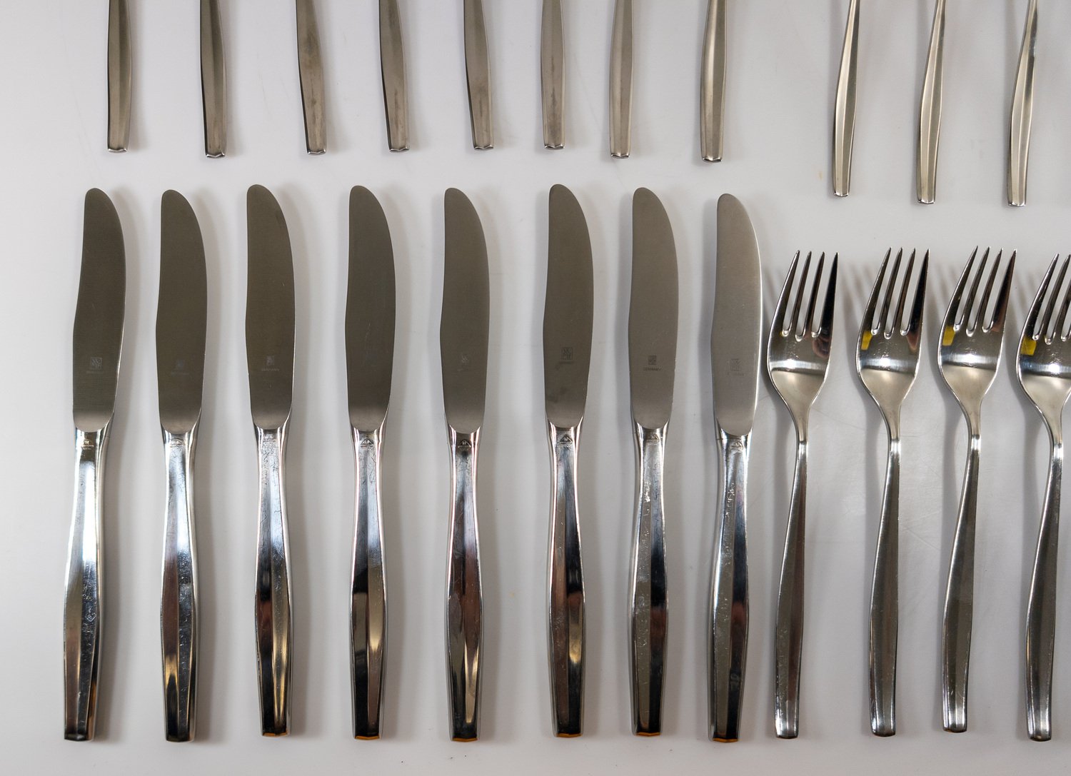 Mid-Century Modern Flatware Service for 8 with Cromargan Frankfurt ...