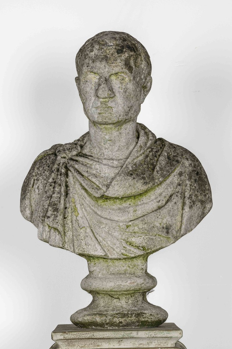 Bust of Julius Caesar, Early 20th Century, Cast Stone for sale at Pamono