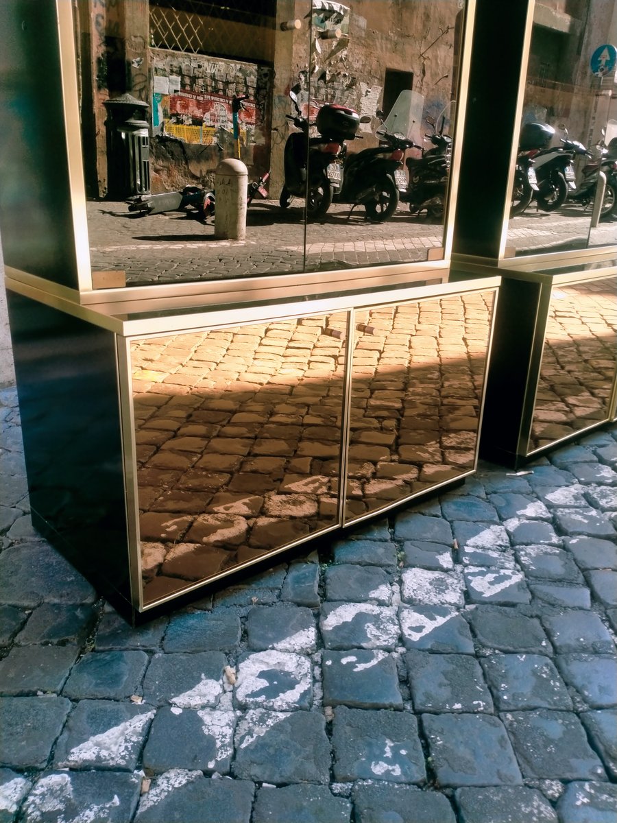 Display Cabinets attributed to Renato Zevi, 1970s, Set of 2 for sale at ...