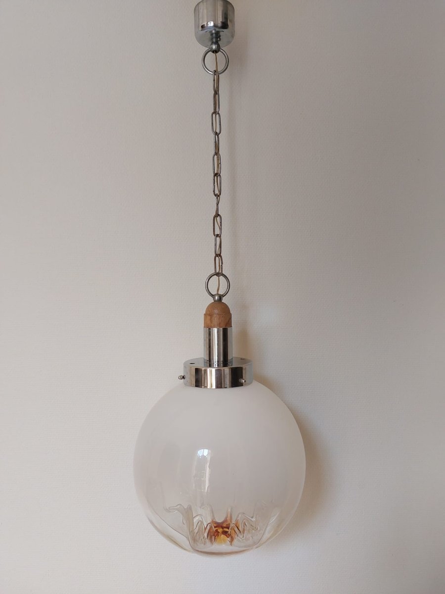 Mid-Century Italian Ball Pendant Light from AV Mazzega, 1970s for sale ...