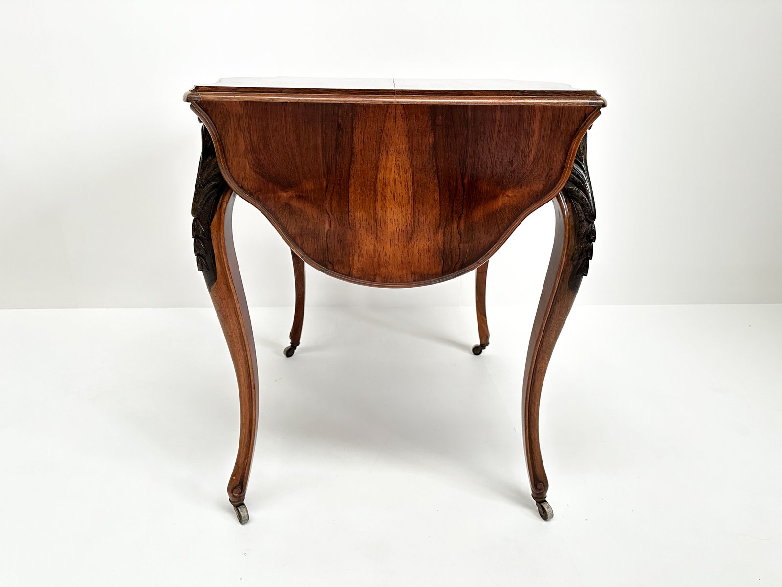 Antique Extendable Side Table for sale at Pamono