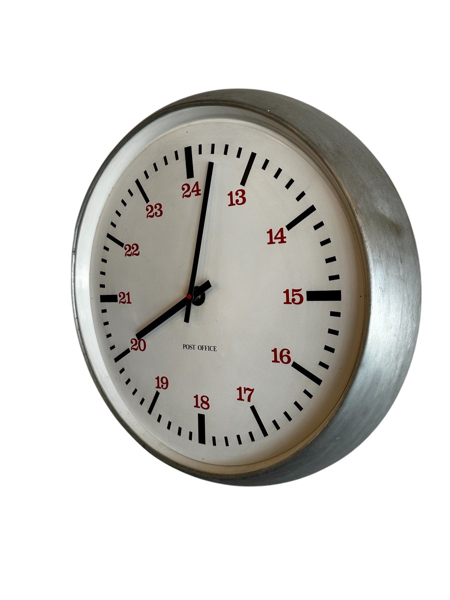 Mid-Century Post Office Clock by Smiths, 1969 for sale at Pamono
