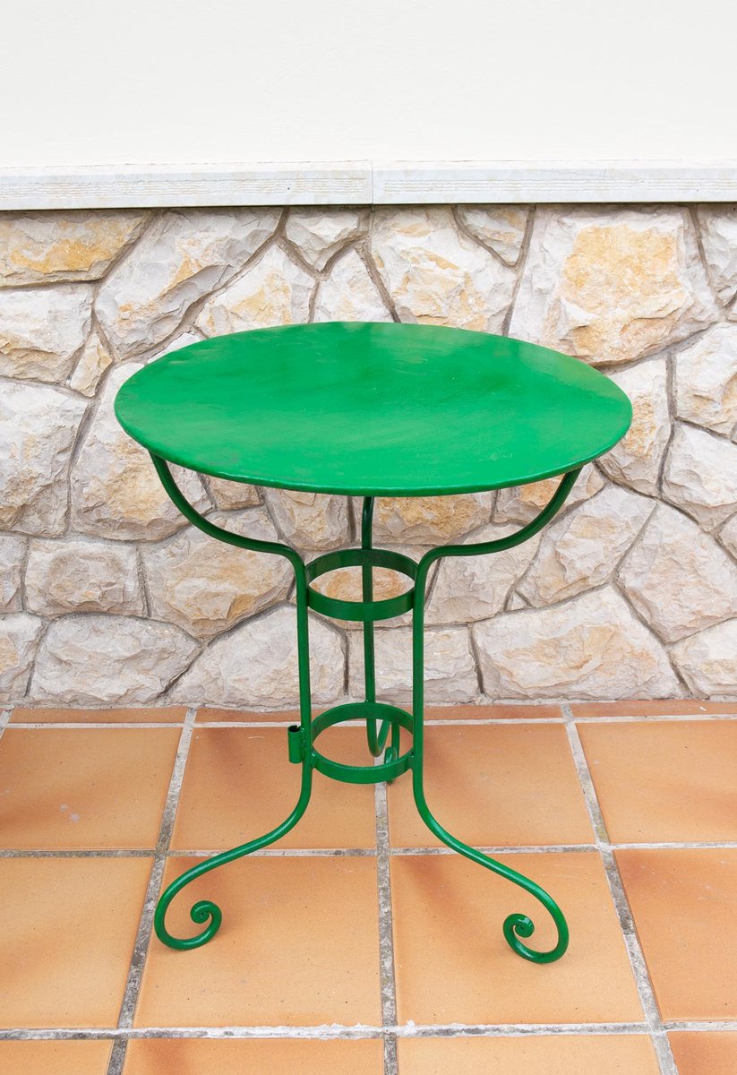 Französischer Gartentisch aus Eisen. 1940er bei Pamono kaufen