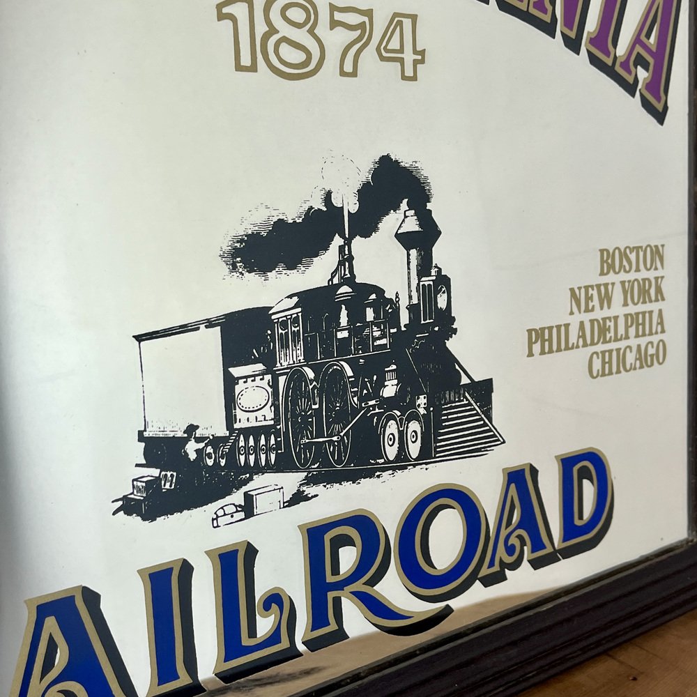 Pennsylvania Railroad Company Advertising Mirror, Trains and Rail ...