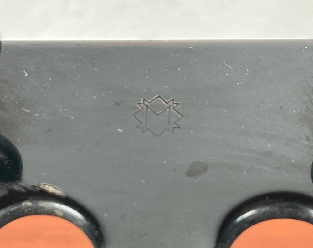 Mid-Century German Metal Office Rubber Stamp Holder and 3 Stamps, 1960s ...