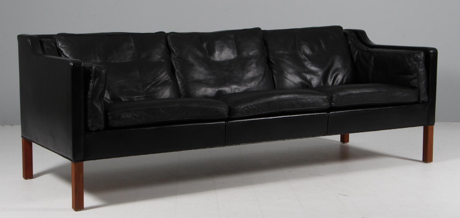 Three-Seat Sofa by Børge Mogensen for Fredericia for sale at Pamono
