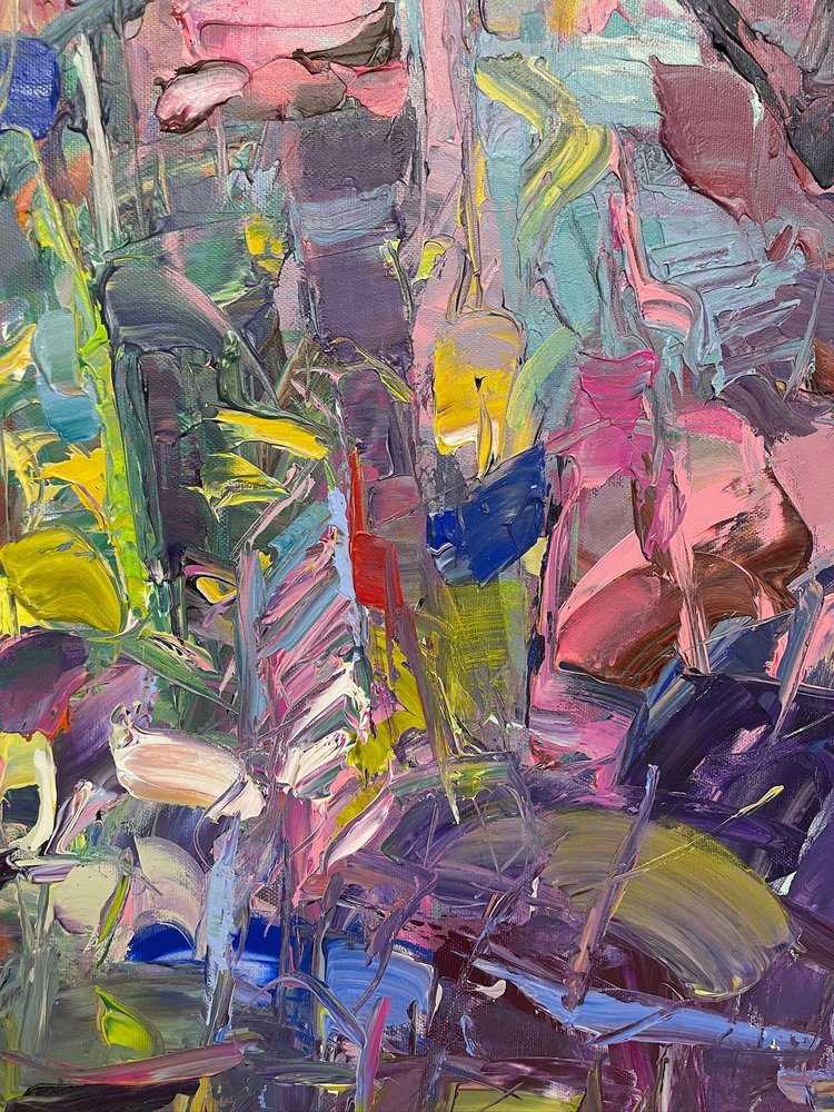 Tejinder Kanda, Overlapped, Acrylic on Canvas for sale at Pamono