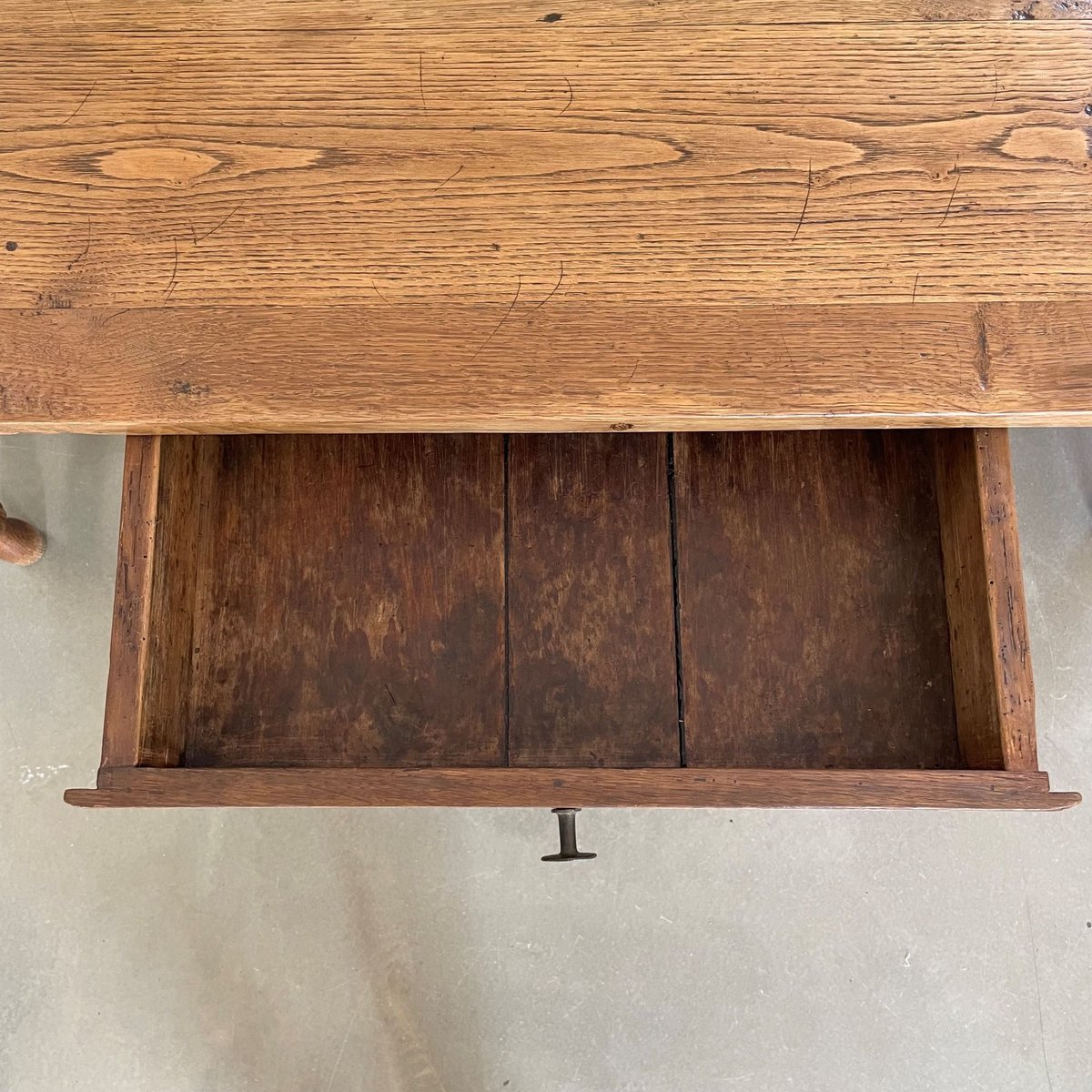 Antique Wooden Farmhouse Table for sale at Pamono