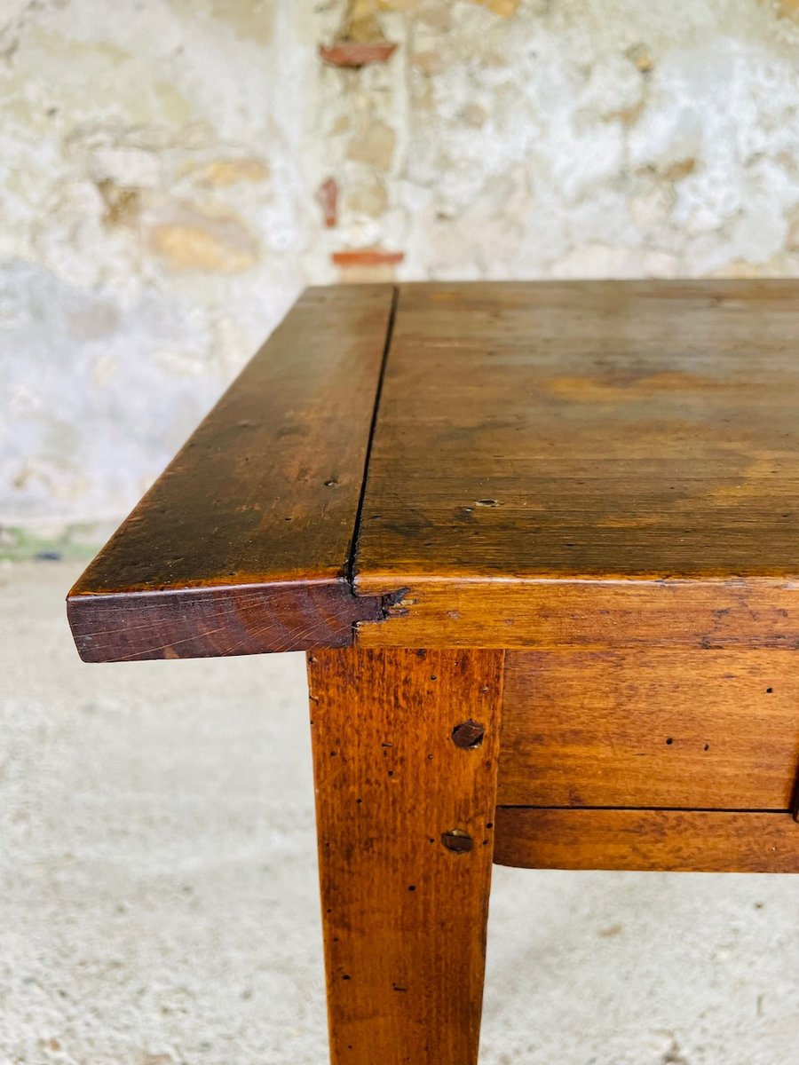 Vintage French Farmhouse Console Table with Drawer, 1940s for sale at ...