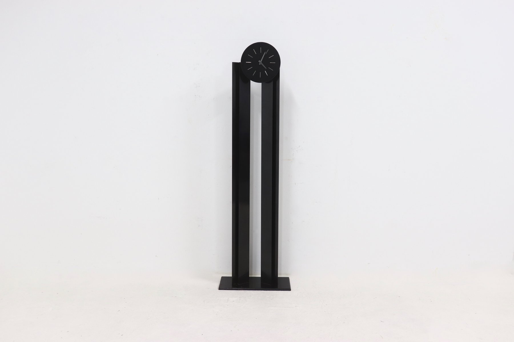 Large Vintage Freestanding Floor Clock, 1980s for sale at Pamono
