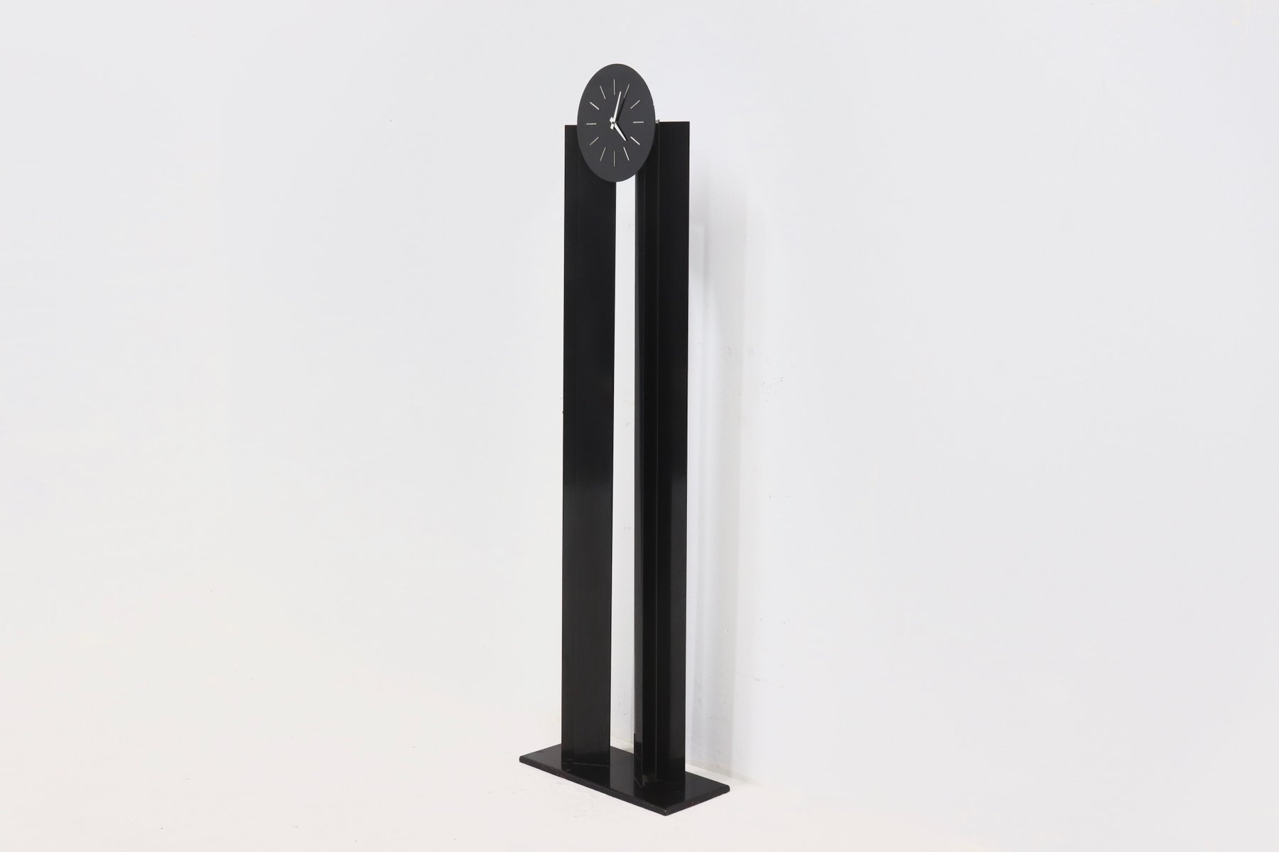 Large Vintage Freestanding Floor Clock, 1980s for sale at Pamono