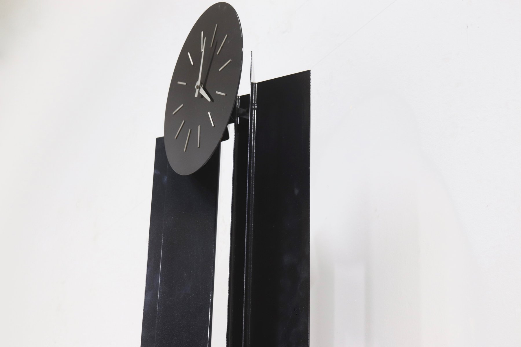 Large Vintage Freestanding Floor Clock, 1980s for sale at Pamono
