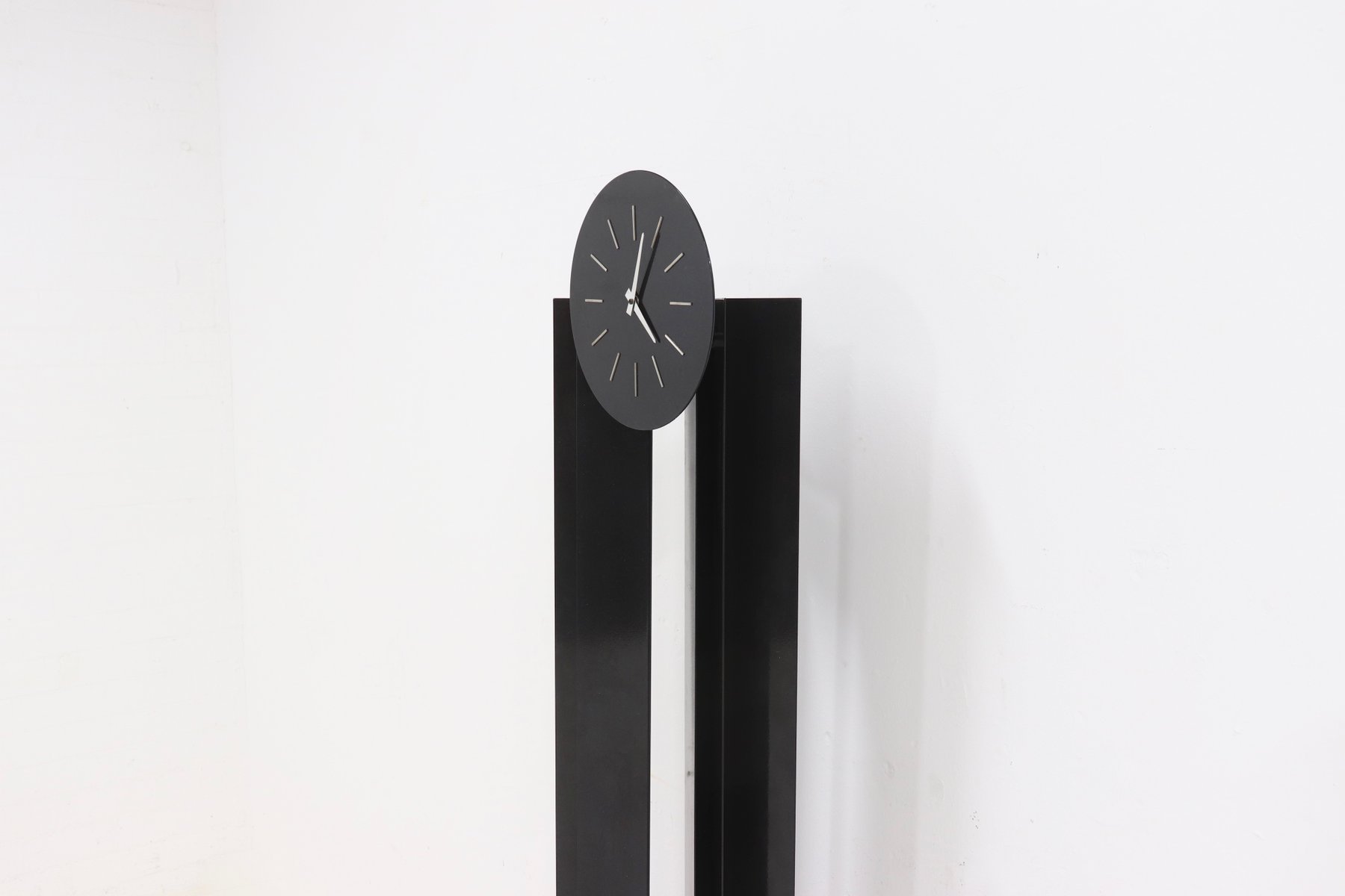 Large Vintage Freestanding Floor Clock, 1980s for sale at Pamono