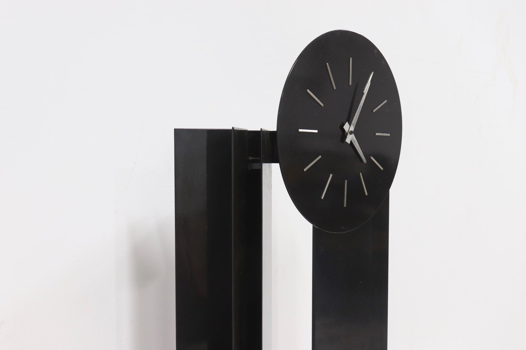 Large Vintage Freestanding Floor Clock, 1980s for sale at Pamono