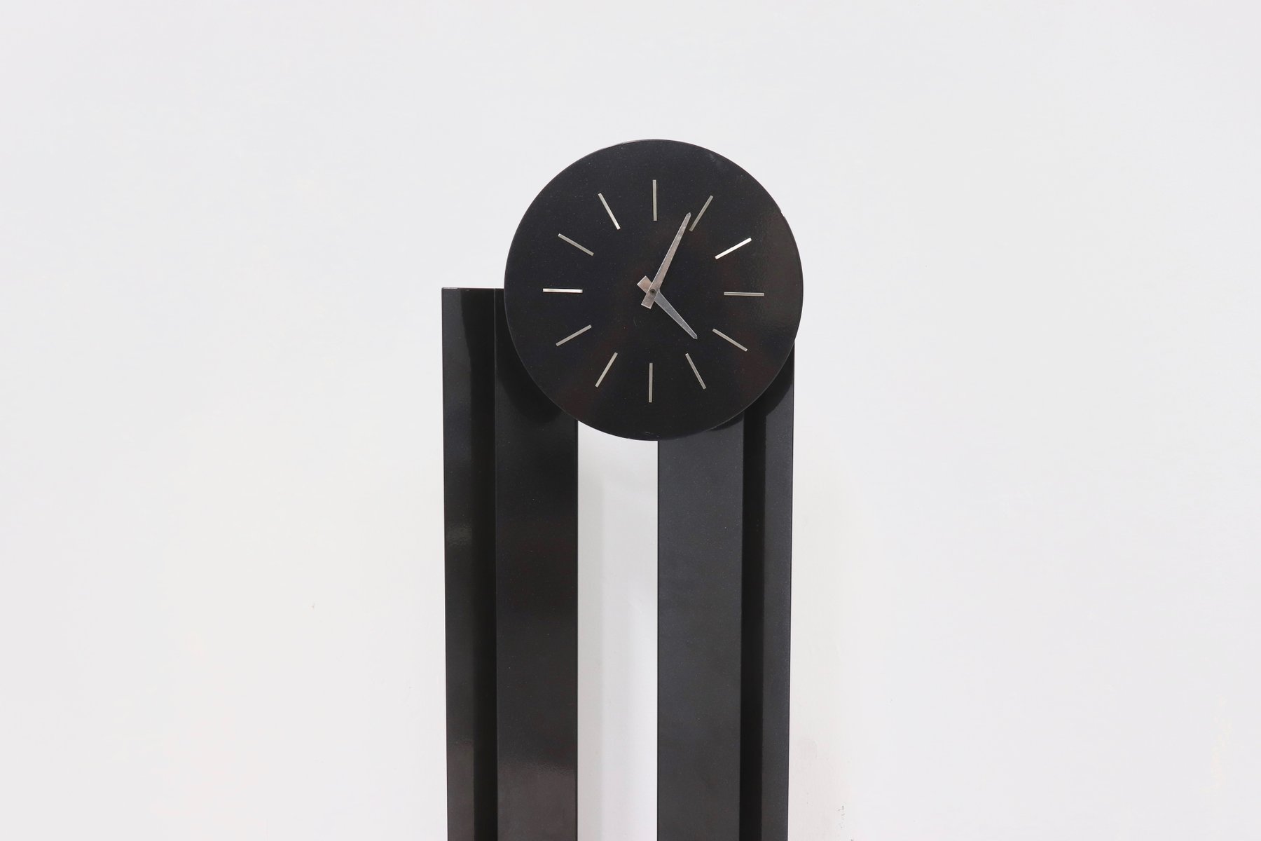 Large Vintage Freestanding Floor Clock, 1980s for sale at Pamono