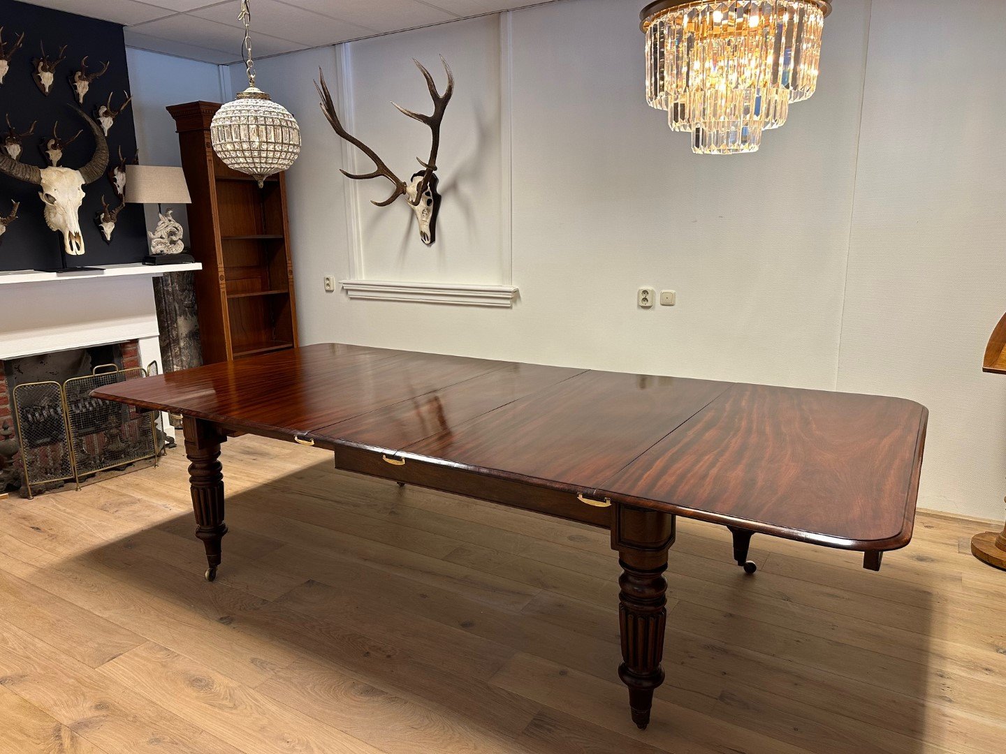 Large Antique Dining Table for sale at Pamono