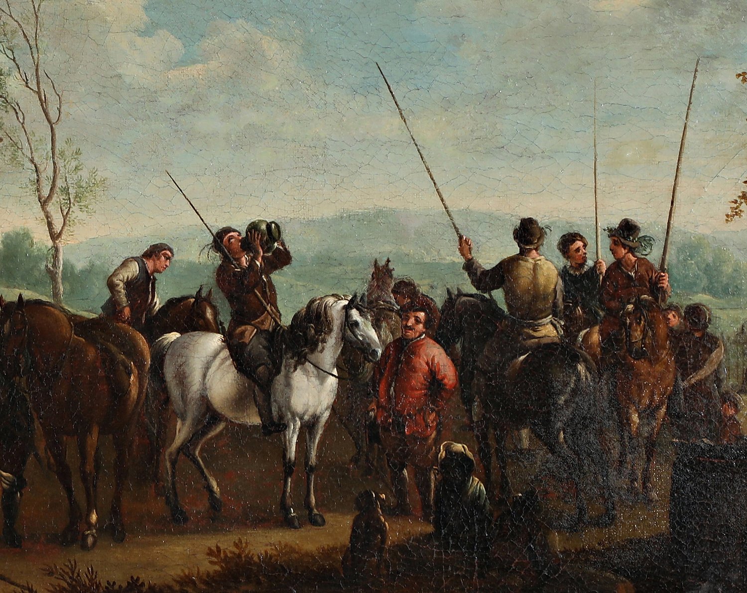 Running at the Ring, Very Large Representation of the Medieval Horse ...