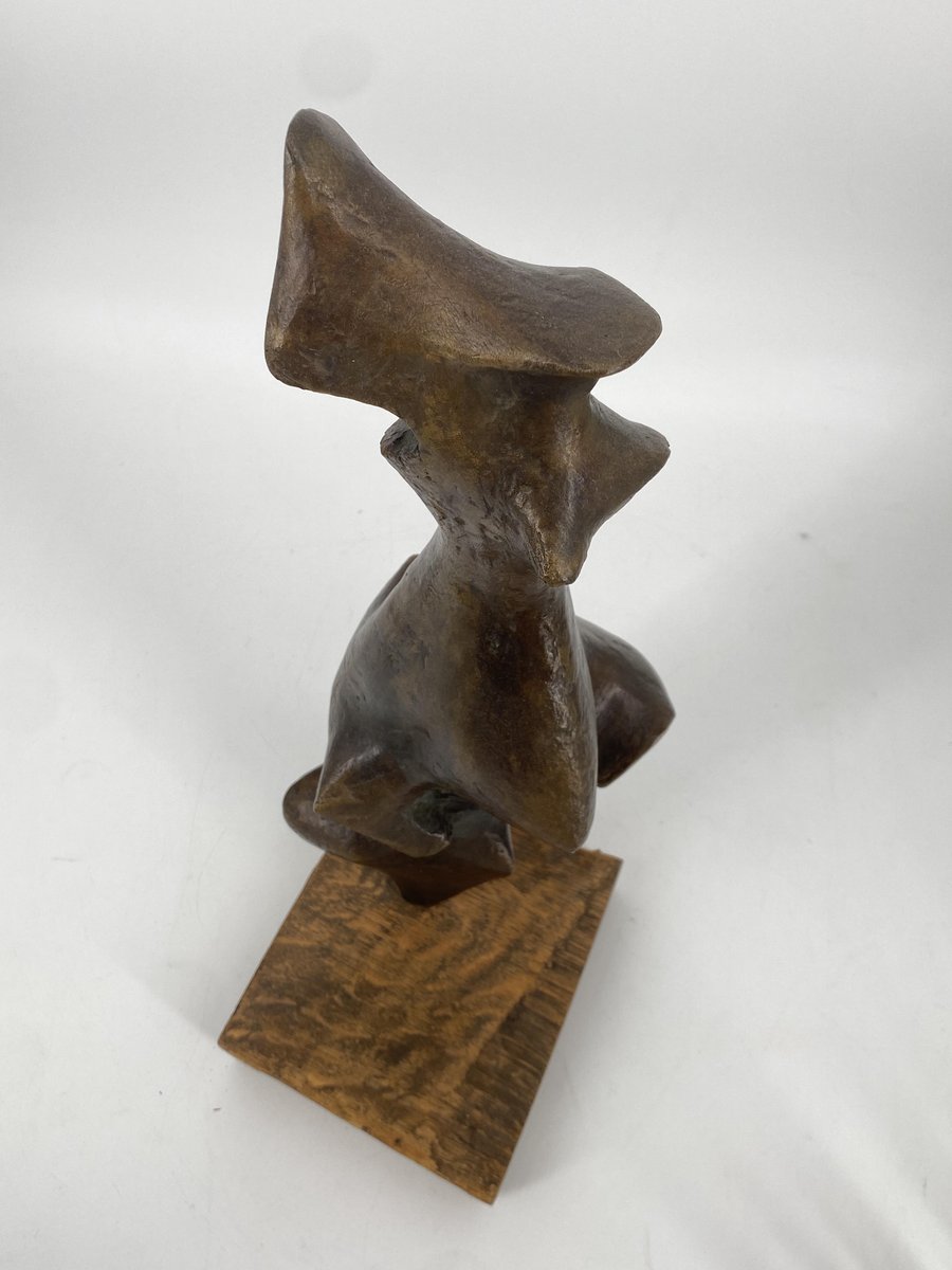 Justus Chrukin, Abstract Sculpture, 1960s, Bronze for sale at Pamono
