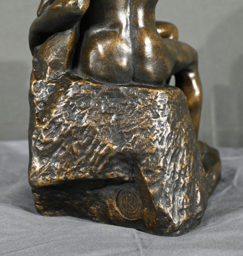 The Kiss Resin Sculpture after A.Rodin, Late 20th Century for sale at ...