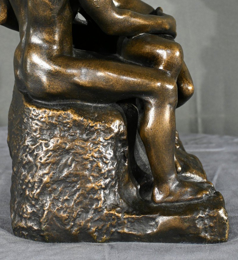 The Kiss Resin Sculpture after A.Rodin, Late 20th Century for sale at ...