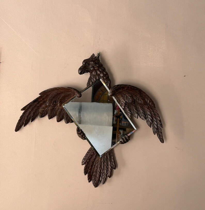 Eagle Shaped Mirror for sale at Pamono